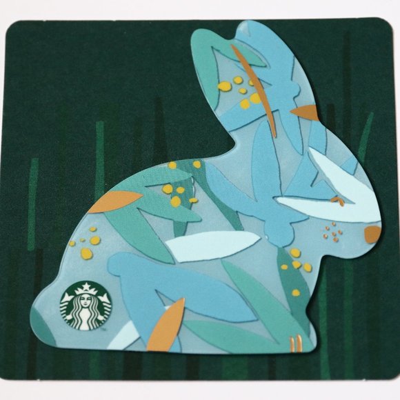 Starbucks | Other | Starbucks Easter Bunny Rabbit 28 Card Hong Kong New ...